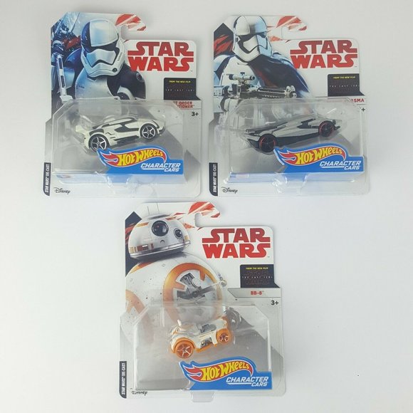 Hot Wheels | Toys | Lot Of 3 Star Wars Hot Wheels Character Cars Bb8 ...
